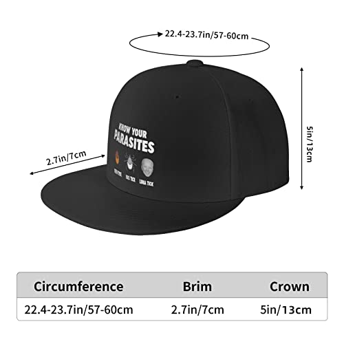 Know Your Parasites - Anti Joe Biden Hat Adult Adjustable Baseball Cap Trucker Hats Black