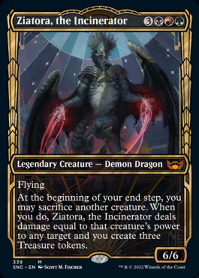 Magic: the Gathering - Ziatora, The Incinerator (339) - Showcase - Streets of New Capenna