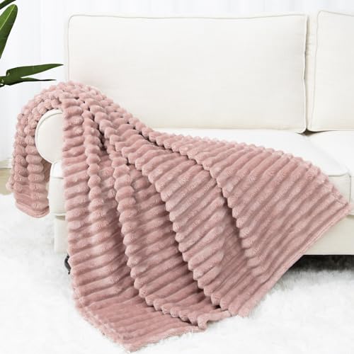 Warm Blanket Pink Soft Fleece Blankets Kids Blankets for Girls