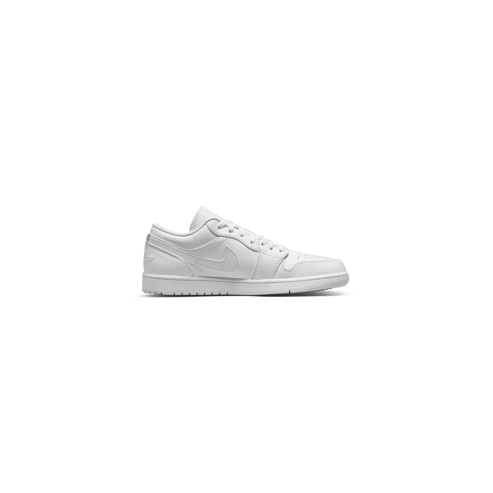 Jordan Mens Air Jordan 1 Low 553558 136 - Size 9.5 White/White-White