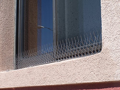 Nixalite Stainless Steel Bird Spikes E-Spike (8 Ft. (4-2 Ft. Strips))