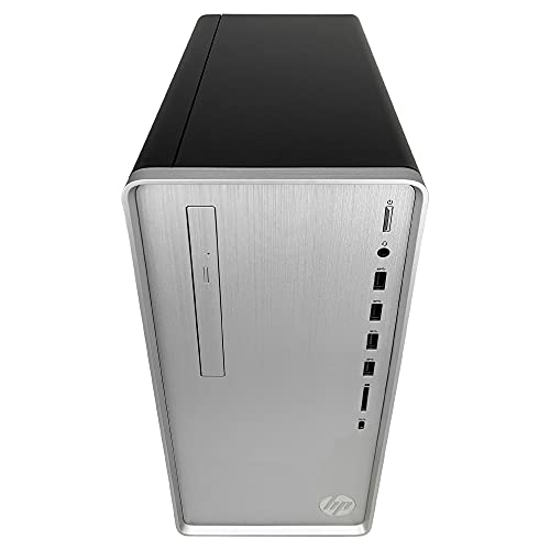 HP Pavilion TP01 Tower Desktop Computer - AMD Ryzen 7 5700G 8-Core up to 4.60 GHz Processor, 32GB DDR4 RAM, 512GB NVMe SSD + 4TB HDD, AMD Radeon Graphics, DVD-Writer, Windows 11 Home