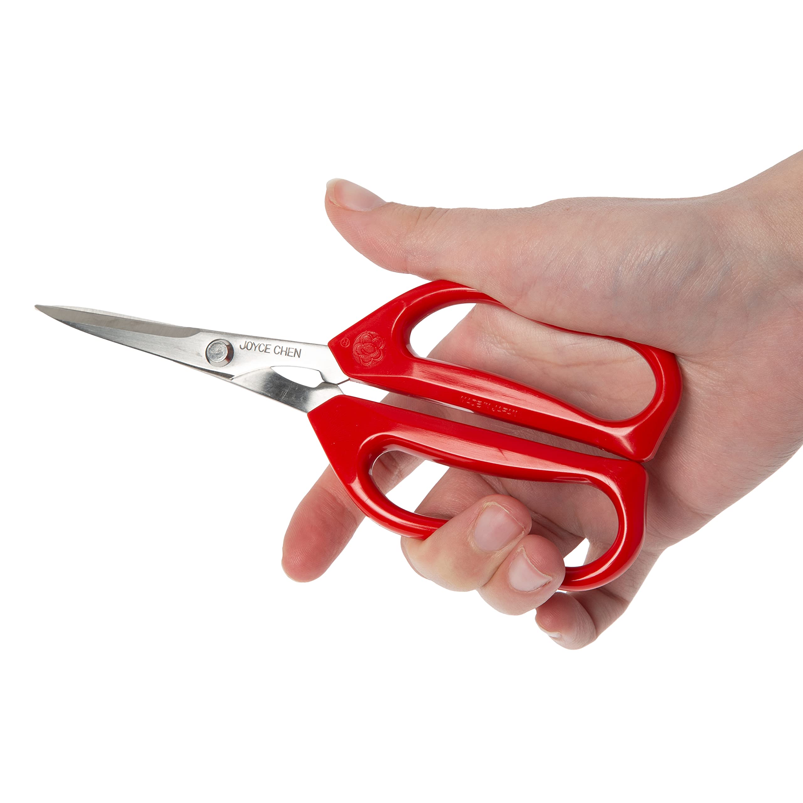 Joyce Chen Original Unlimited Kitchen Scissors All Purpose Dishwasher Safe Kitchen Shears With Comfortable Handles, Red and Yellow