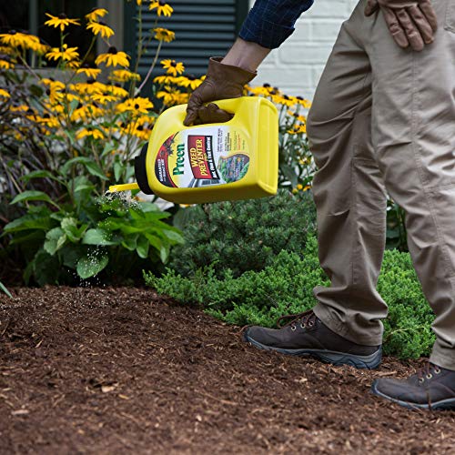 Preen 2464189 Weed Preventer Plus Ant, Flea, & Tick Control - 4.25 lb. - Covers 1,000 sq. ft.