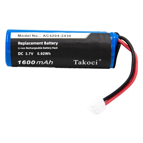 SCESMIA 10pcs Replacement Battery for D700 D760 D730 D740 D750 D755 D600 Barcode Scanner, Fits AC4204-2431 1610-00022 AC4204-2430 AC4204-2432 3.7 V 1600 mAh
