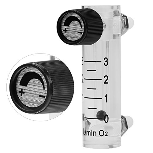 LZQ-2 Flowmeter 0-3LPM Flow Meter Gas Flowmeter with Control Valve for Measuring Controlling Gas Flow