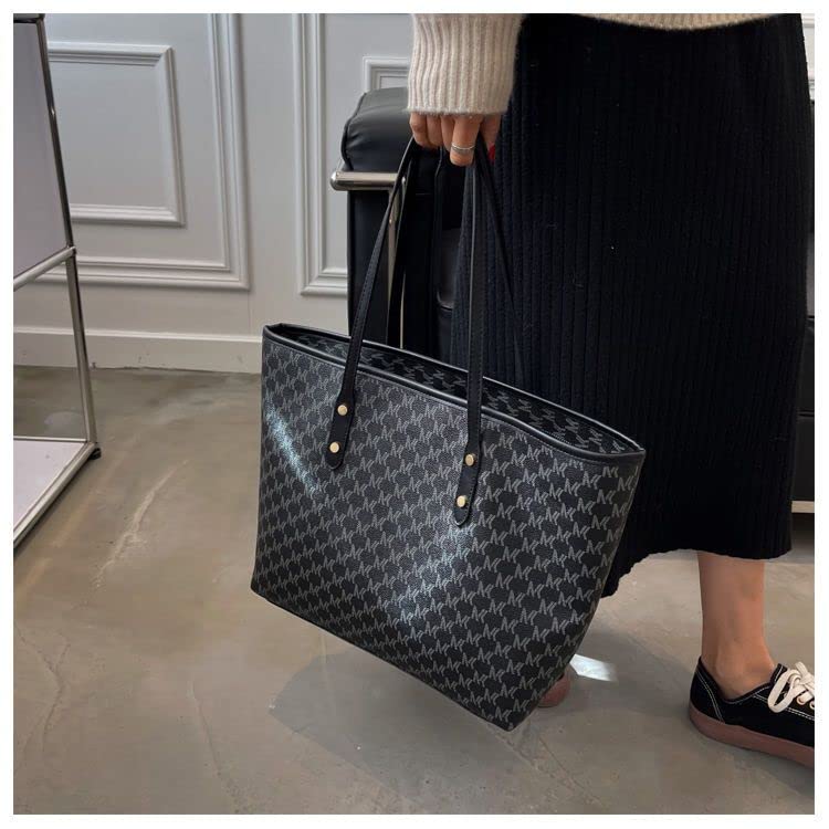 Large Capacity 2022 New Big Bag Commuter Joker Simple Shoulder Bag Korean Student Tote Bag Female Bag (?)