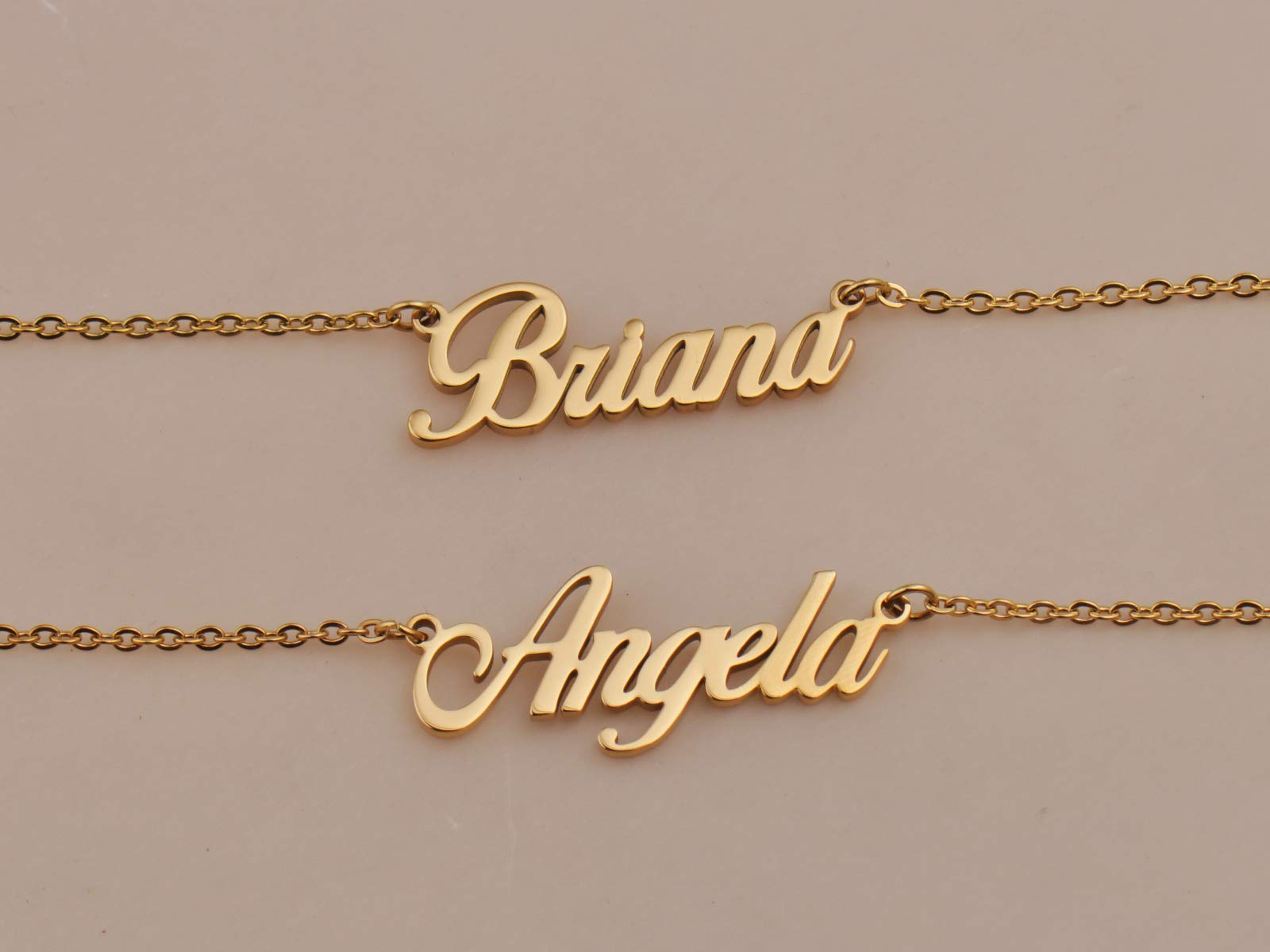 HUAN XUN Personalized Any Name Necklace Charm Pendant Necklace for Mother New Mom Torin