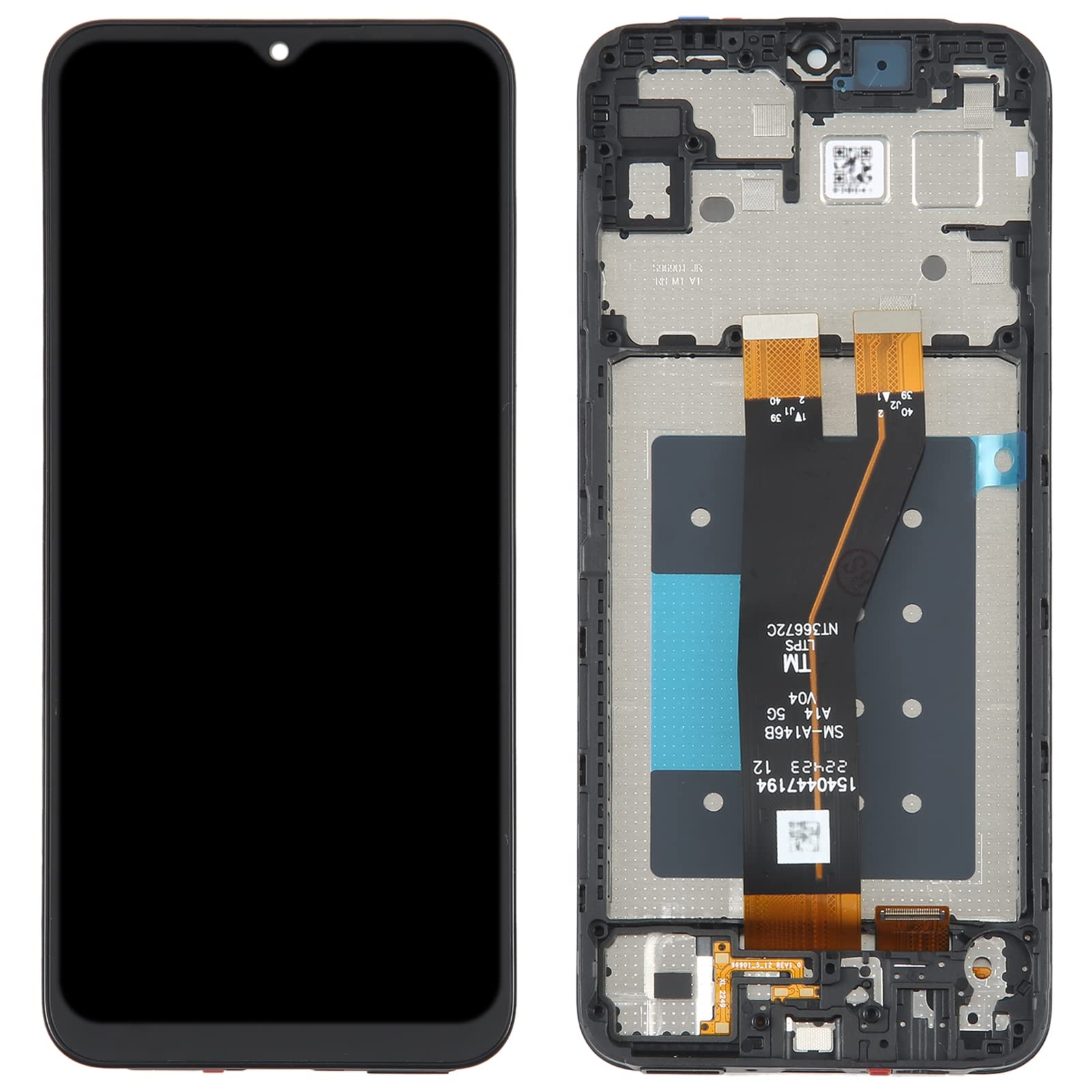 PLS LCD Screen for Samsung Galaxy A14 5G SM-A146B Digitizer Full Assembly with Frame