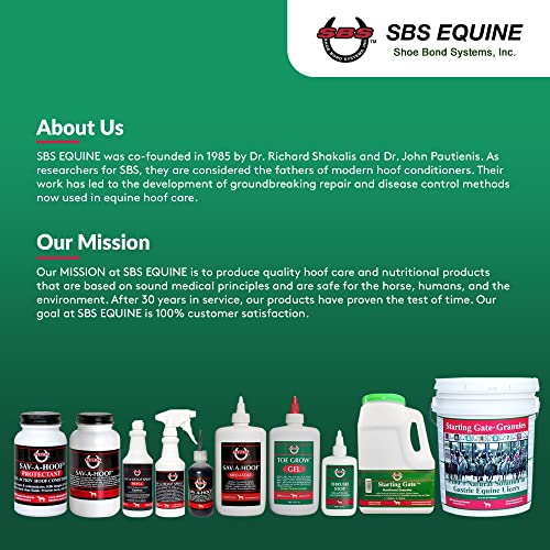SAV-A-HOOF Gel II by SBS Equine, Hoof Treatment, Long - Lasting Time Release Formula, No Messy Waste or Run-Off (4 oz)