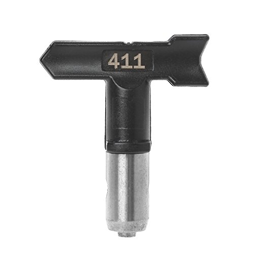OTGO Airless Spray Gun Tips Seal Nozzle for Paint Sprayer Garden Power Tools,9 Types Optional (Spray Gun Tip Type:411#)