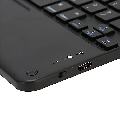 jerss 10.1 Inch Tablet 5G WiFi 8GB 256GB 2 in 1 100-240V Night Reading Mode Tablet PC with Keyboard for Ruggedness (US Plug)