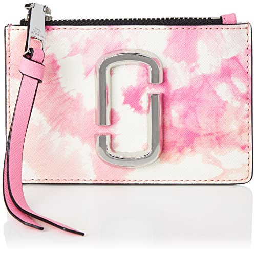 Marc Jacobs TIE DYE SNAPSHOT TOP Zip Multi Wallet Women's Multi-Color Pink [Parallel Import]