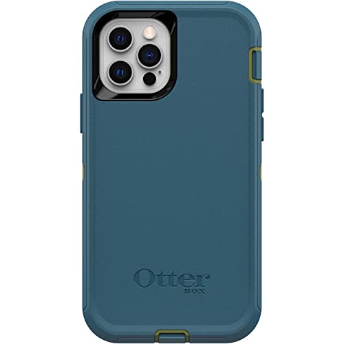 OtterBox Defender Series Screenless Edition Case for iPhone 12 & iPhone 12 Pro (Only) - Case Only - Non-Retail Packaging - Teal Me About It (Guacamole/Corsair)