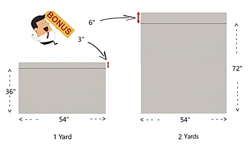 Sand 2 Yards 54" x 72" Soft Synthetic Vinyl Fabric Faux Leather Sheet 54" Wide by The Yard Auto Home Commercial Upholstery Projects Cushion, Seat & Table Pads, Hair Decors(Plus Free Extra 6โ)