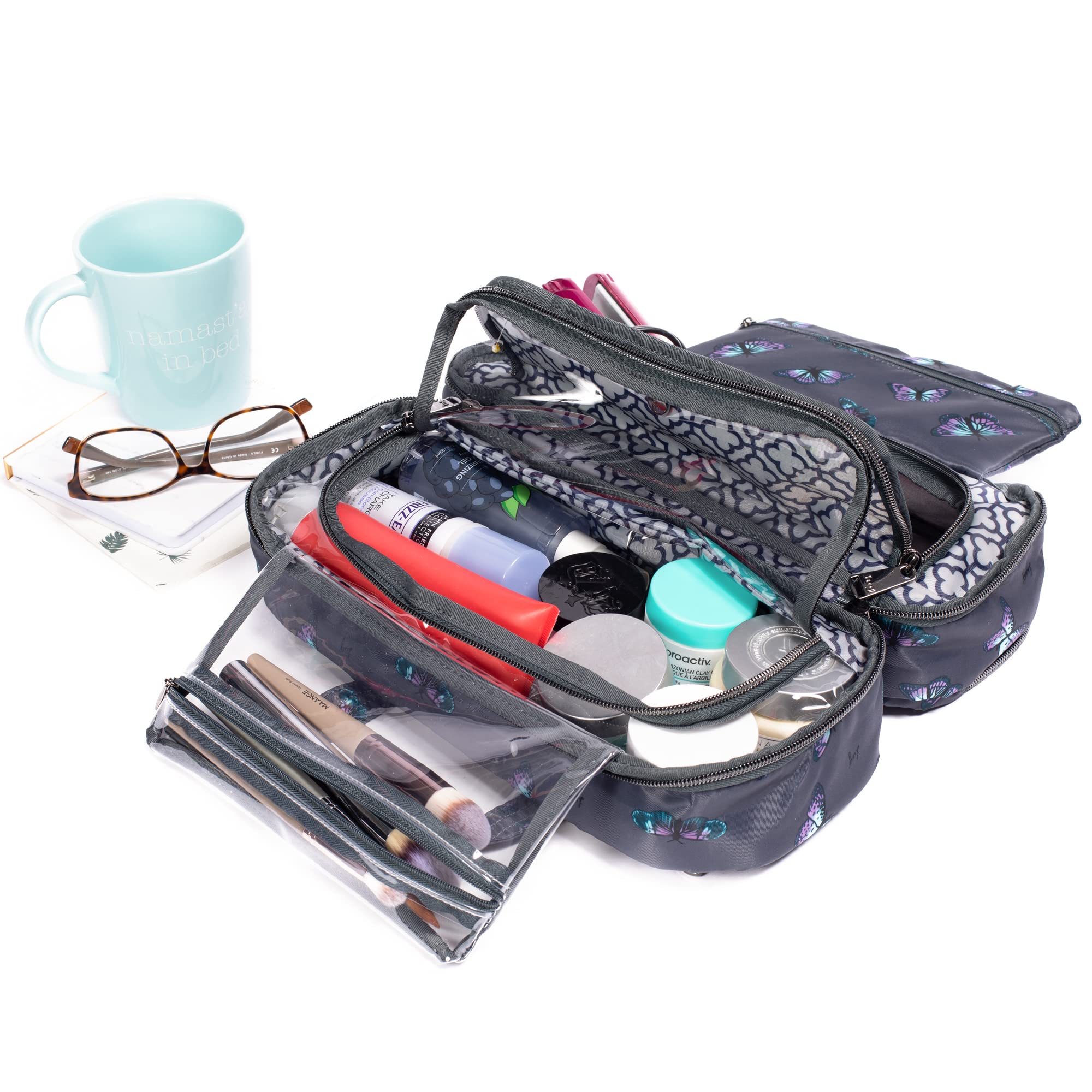 Lug Flatbed Slim, Metallic Black