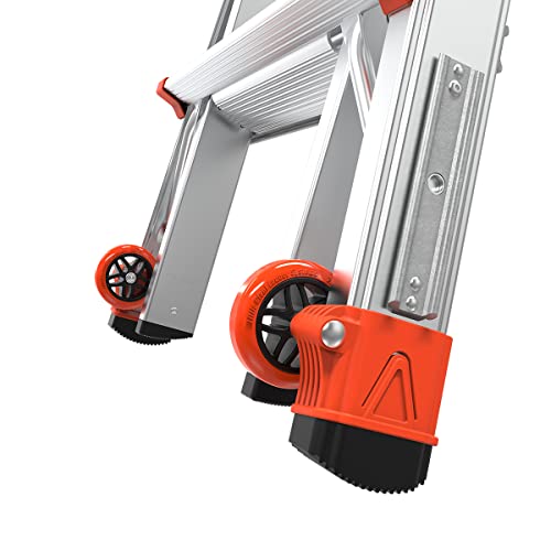 Little Giant Ladder Systems Xtreme 2.0, M17, 17ft, Multi-Position Ladder with Trestle Brackets and Ratchet Levelers, Aluminum, Type 1A, 300 lbs Weight Rating, (12817-801)