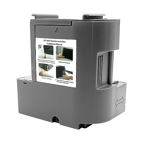 Primer Ink Remanufactured T04D1 Ink Maintenance Box Compatible for ET-2760 ET-3700 ET-3710 ET-4760 ET-3760 ET-4760 ST-M1000 ST-M3000 ST-4000 ST-3000 ET-3750 ET-4750 XP-5100 WF-2860