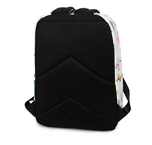 Joymoze Waterproof Cute School Backpack for Boys and Girls Lightweight Chic Prints Bookbag Flamingo