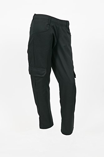 Mercer Culinary M61100BKL Genesis Women's Chef Cargo Pant, Large, Black