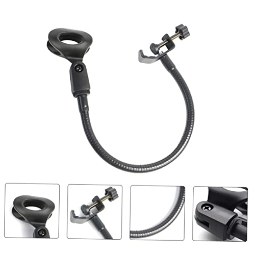 Mikinona 6 Pcs microphone stand Heavy Duty Mic Stand Mic Holder Microphone Cradle Mount studio microphone tabletop mic stand gooseneck microphone Universal Microphone Holders flat stand up