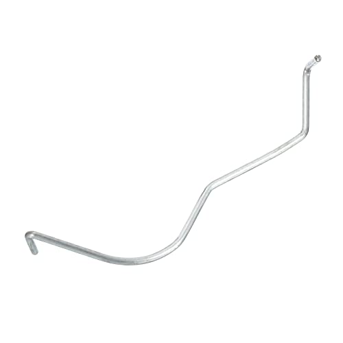 PATIKIL 3.3x0.9 Cage Door Hook, 25Pcs Stainless Steel Durable Singe Wire Water Pipe Latch Hook for Locking and Fixing Rabbit Pig Poultry Cage, Silver