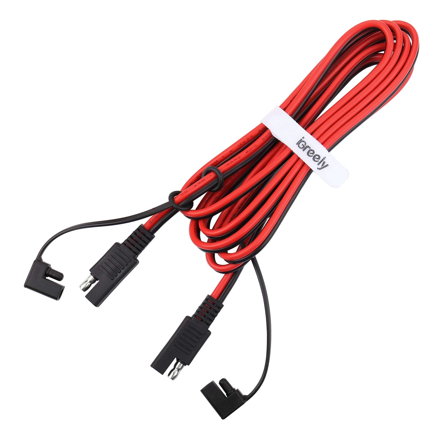iGreely SAE Extension Cable 14AWG SAE to SAE Extension Cable Quick Disconnect Wire Harness SAE Connector for Solar Panel Battery Motorcycle Cars Tractor 14 Gauge 4M/13FT
