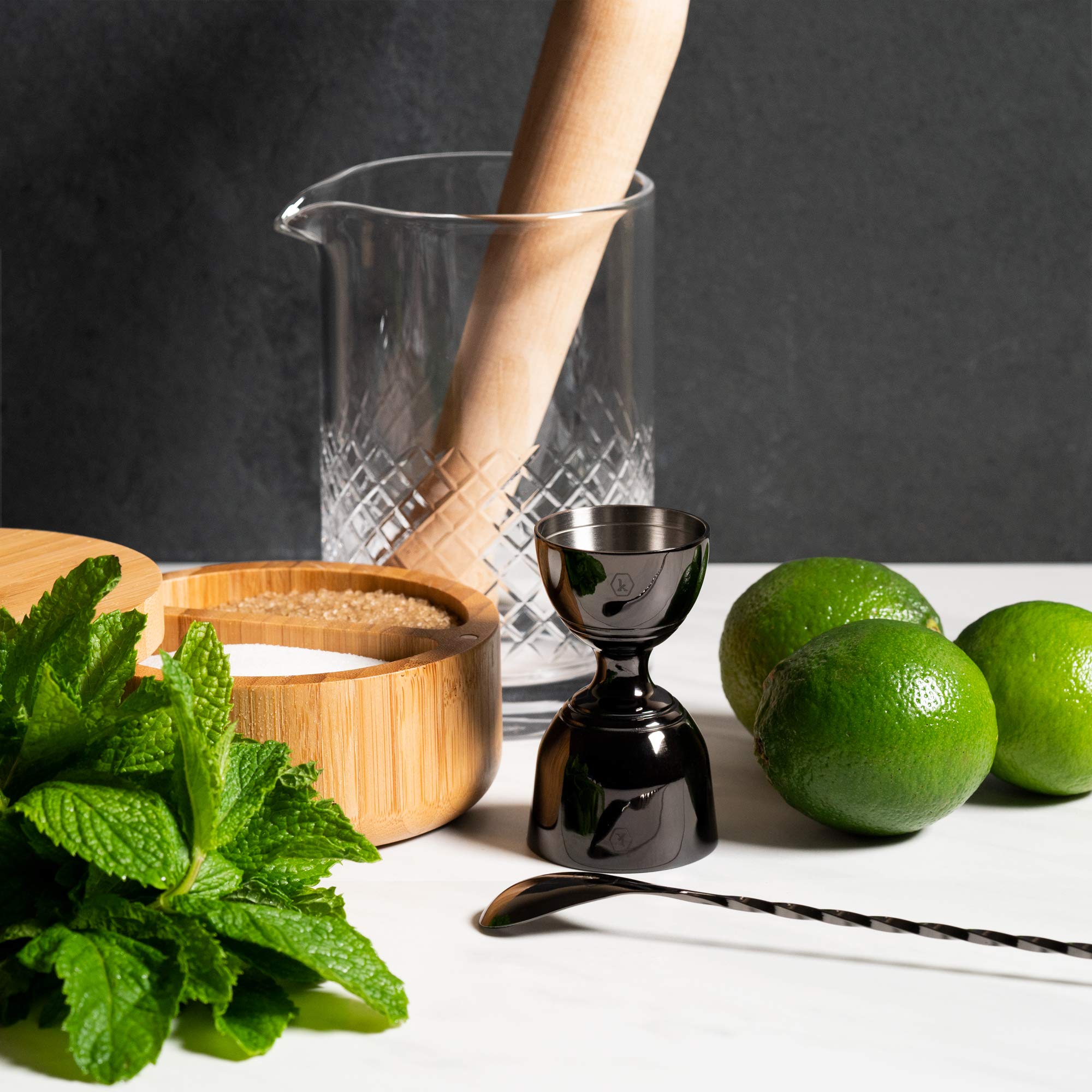 Japanese Style Seamless Mixing Glass Stirring Cocktail by Kotai (750 ML (V2))