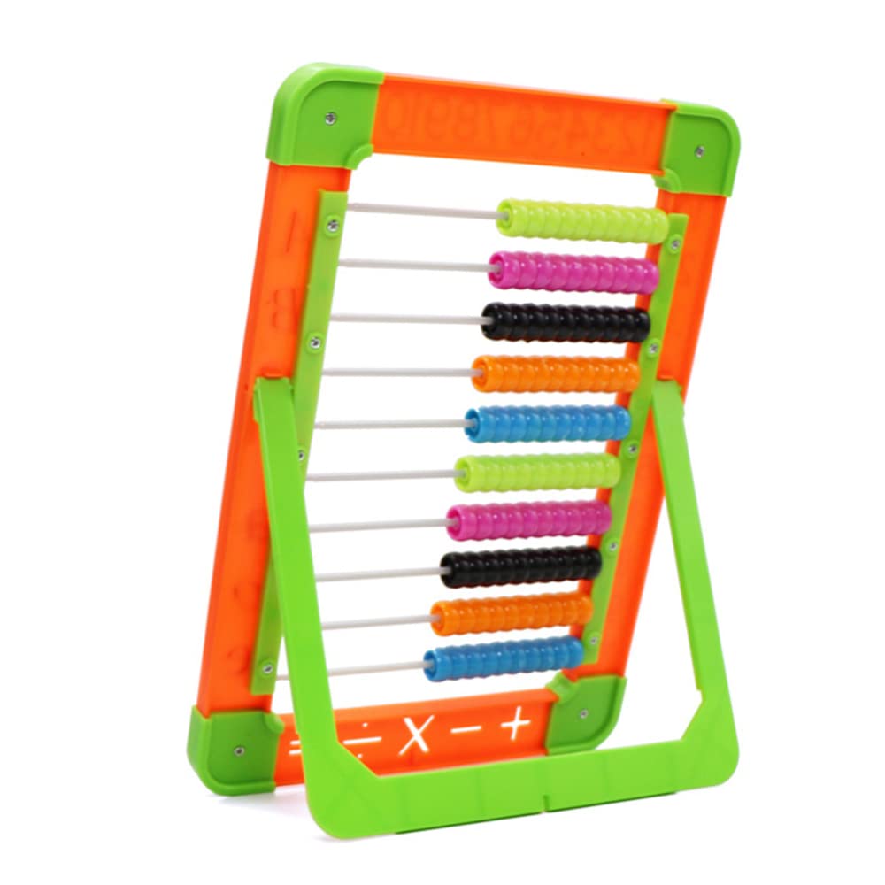 LIZHOUMIL Children Abacus Math Toy Multifunctional Preschool Learning Educational Counting Tool for Kids Kindergarten Students Gift Random Color Random Color