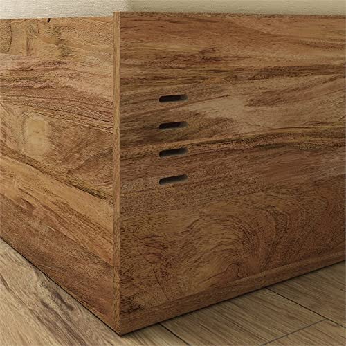 Sauder Cannery Bridge Twin Mate's Bed in Sindoori Mango, Sindoori Mango Finish