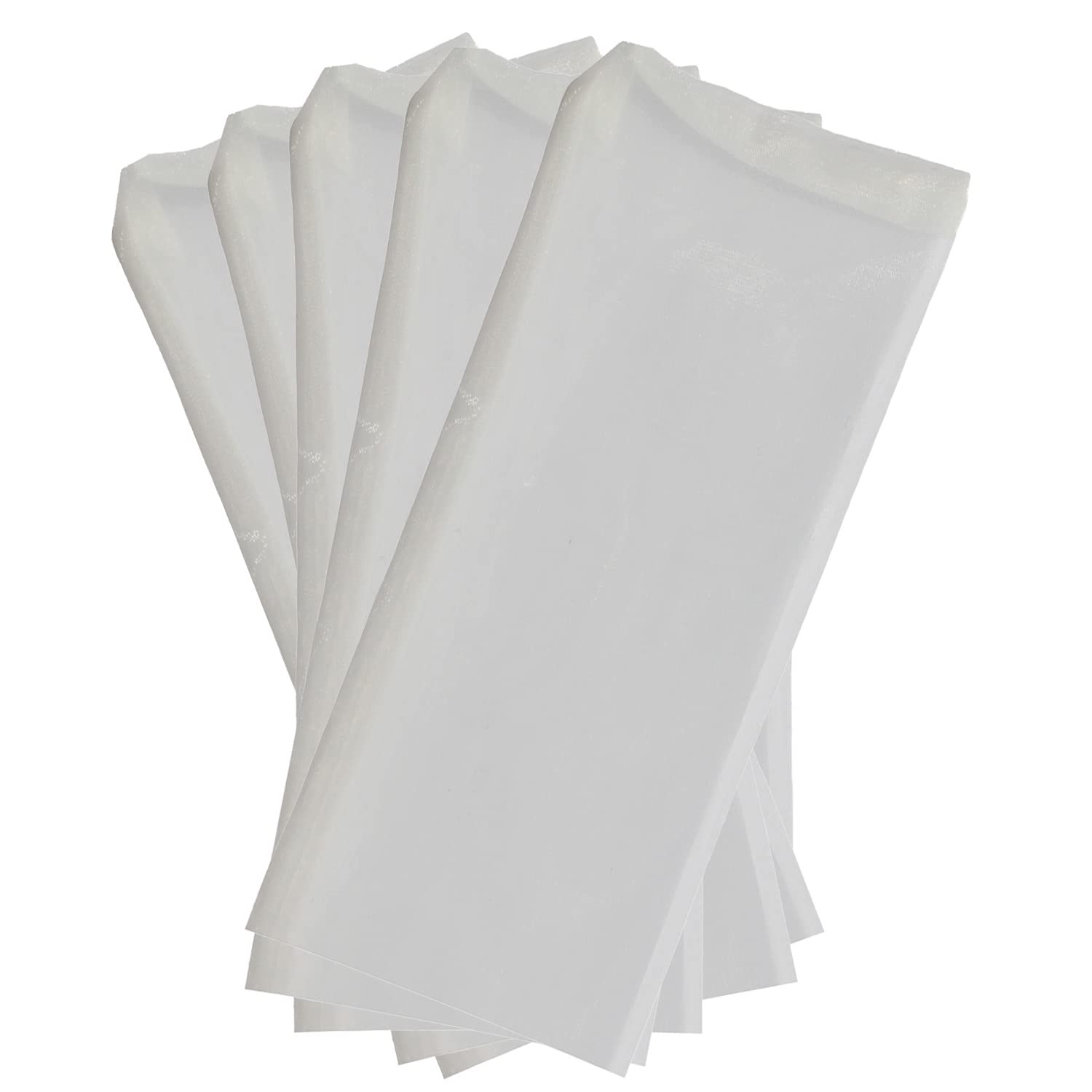 Premium Nylon Tea Filter Bags, 3" x 7", 15 PCS, 36 Micron Mesh Size, Double Stitching, Zero Blowouts, Made in the USA