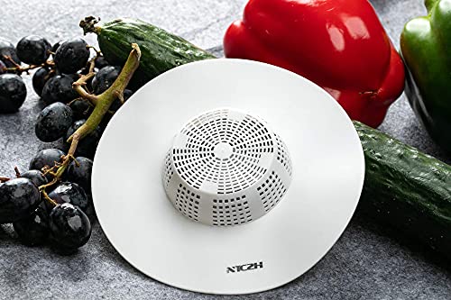 NTCZH Shower Drain Stopper Lightweight and Soft, TPE/TPR Drain Hair Catcher, Strainers Protectors Cover for Floor, Laundry, Kitchen, Bathroom Laundry, and Bathtub