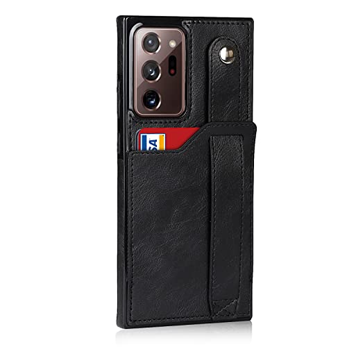 Phone Case Cover Compatible with Samsung Galaxy Note20 Ultra Leather Wallet Phone Case Stand Wrist Strap Phone Case Adjustable Wrist Strap Phone Case Compatible with Samsung Galaxy Note20 Ultra Bags S