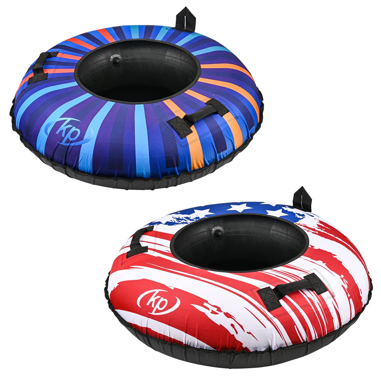 Kuptone Snow Tube Heavy Duty Inflatable 44" Large Snow Sled (Commercial Grade)