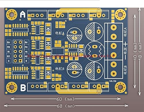 NOVOCE DC Motor Drive Module DC Motor Driver 20A/500W high Power Governor Dual
