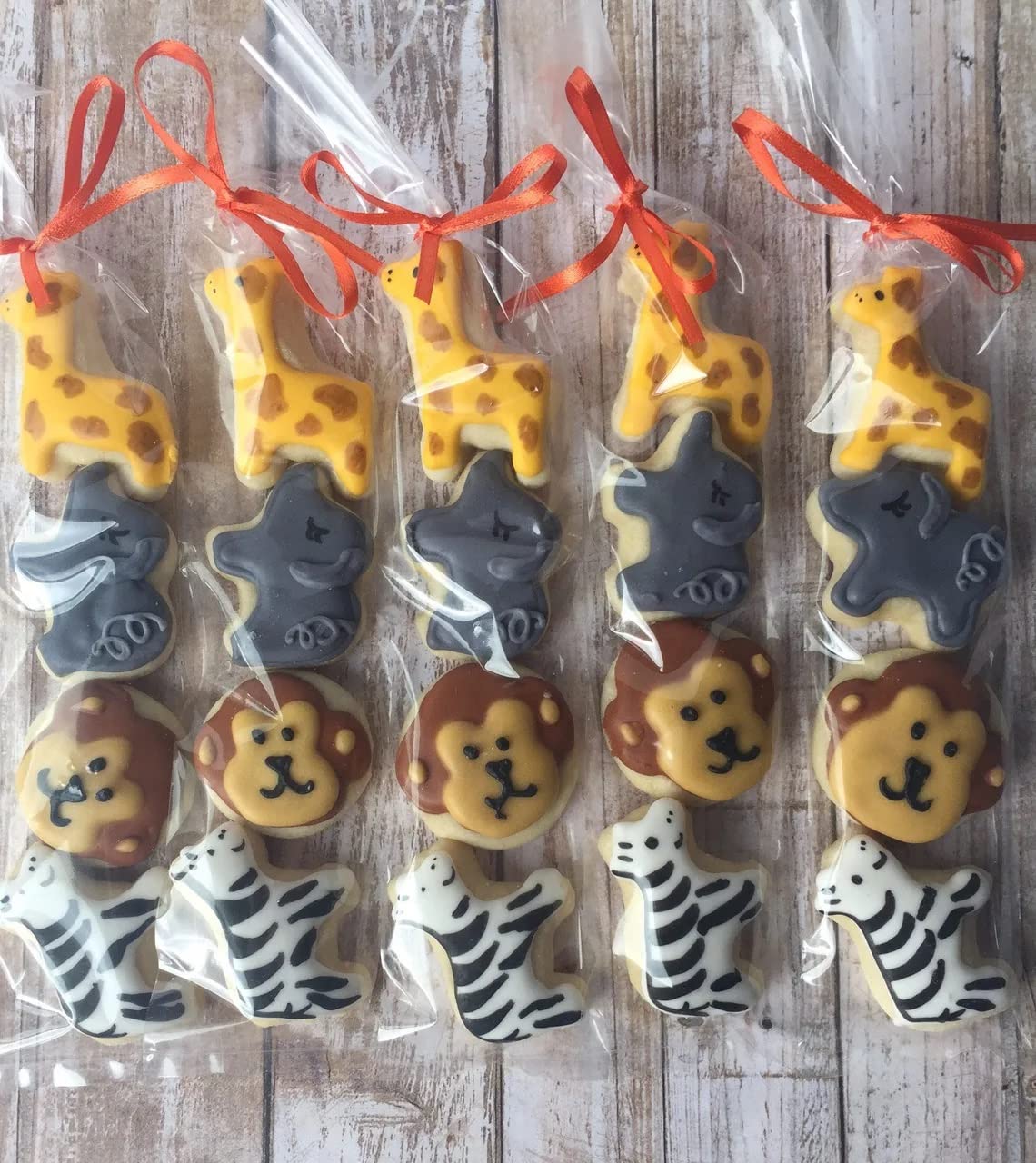 Mini Circus Animal Cookie Cutter 5 Piece Set from The Cookie Cutter Shop - Mini Elephant, Hippo, Giraffe Cookie Cutters β Tin Plated Steel Cookie Cutters