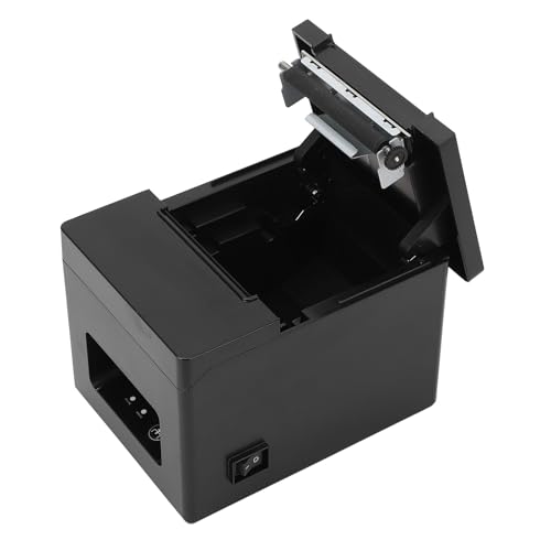 Thermal POS Printer, Versatile Thermal Receipt Printer USB Interface for Retail Store (US Plug)