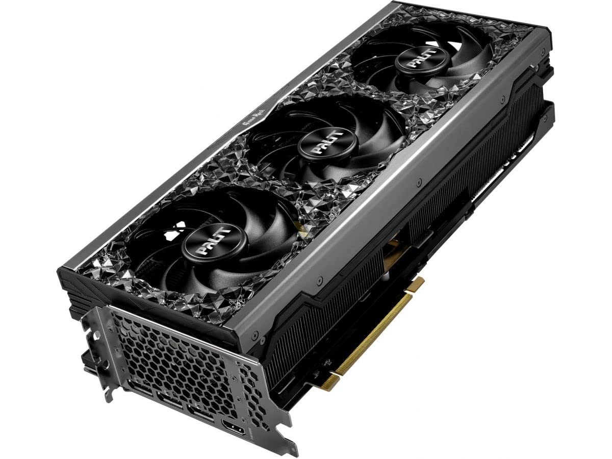 Palit GeForce RTX 4080 GameRock OC 16GB GDDR6X Graphics Card with ARGB SYNC, 9728 Core, 2205 MHz GPU, 2640 MHz Boost, 3X DisplayPort, HDMI