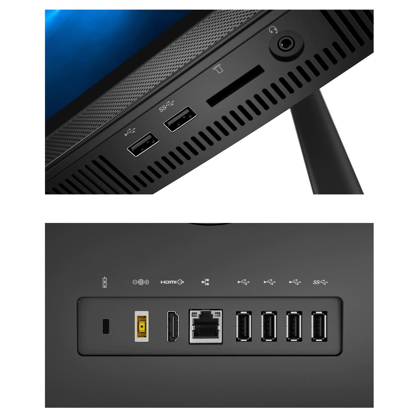 Lenovo 2023 V130 All-in-One Business Desktop, 19.5” HD+, Intel Dual-core 2GHz Processor, 16GB DDR4, 1TB PCIe SSD, DVD-RW, RJ45, Wi-Fi,Bluetooth, Webcam, HDMI, Wired KB & Mouse, Windows 11 Pro, MarsPC