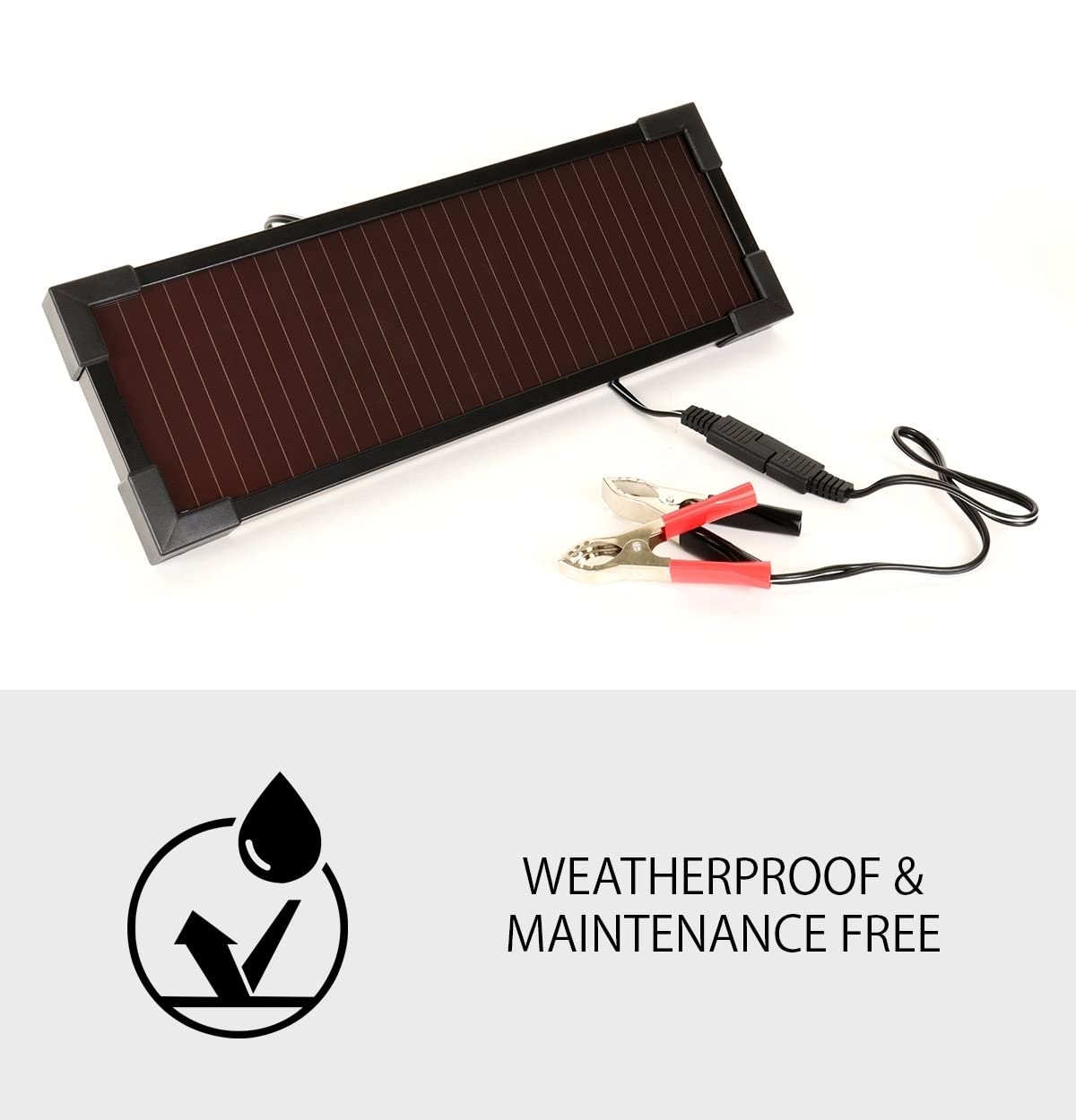 Koolatron 402333 12V 1.8W Solar Trickle Charger