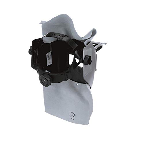 Sellstrom Lightweight, Super Tuff Nylon Shell and Rachet Headgear, Welding Helmet with 4-1/4" x 2" Sel-Snap Lift Front, Tough Thermoplastic Resin, Certified Frustration Free, Silver Coated, S29411