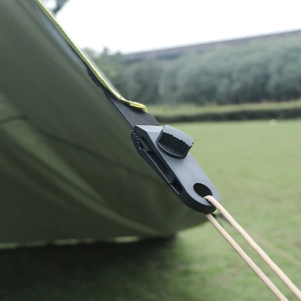 LMMDDP 20Pcs Tent Clip Adjustable Nylon Heavy Duty Windproof Awning Clamp Outdoor Camping Fixed Tent Clip Jaw Grip Trap