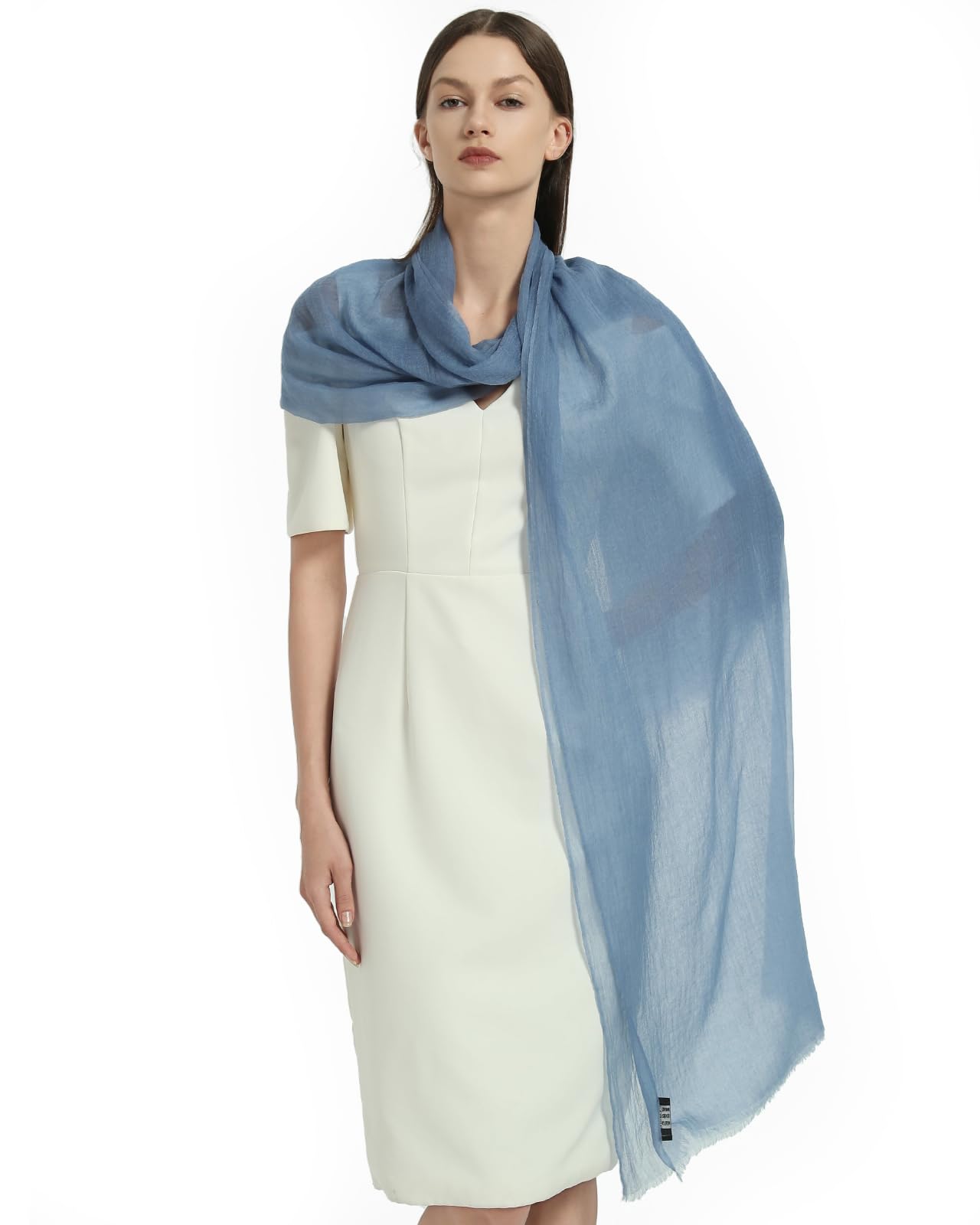 NUOHEMULE featherlight scarf cashmere for Women Lightweight Shawl and Travel Wraps, Super Large (230 * 100cm) Pashmina Summer Scarf as Elegant Accessory