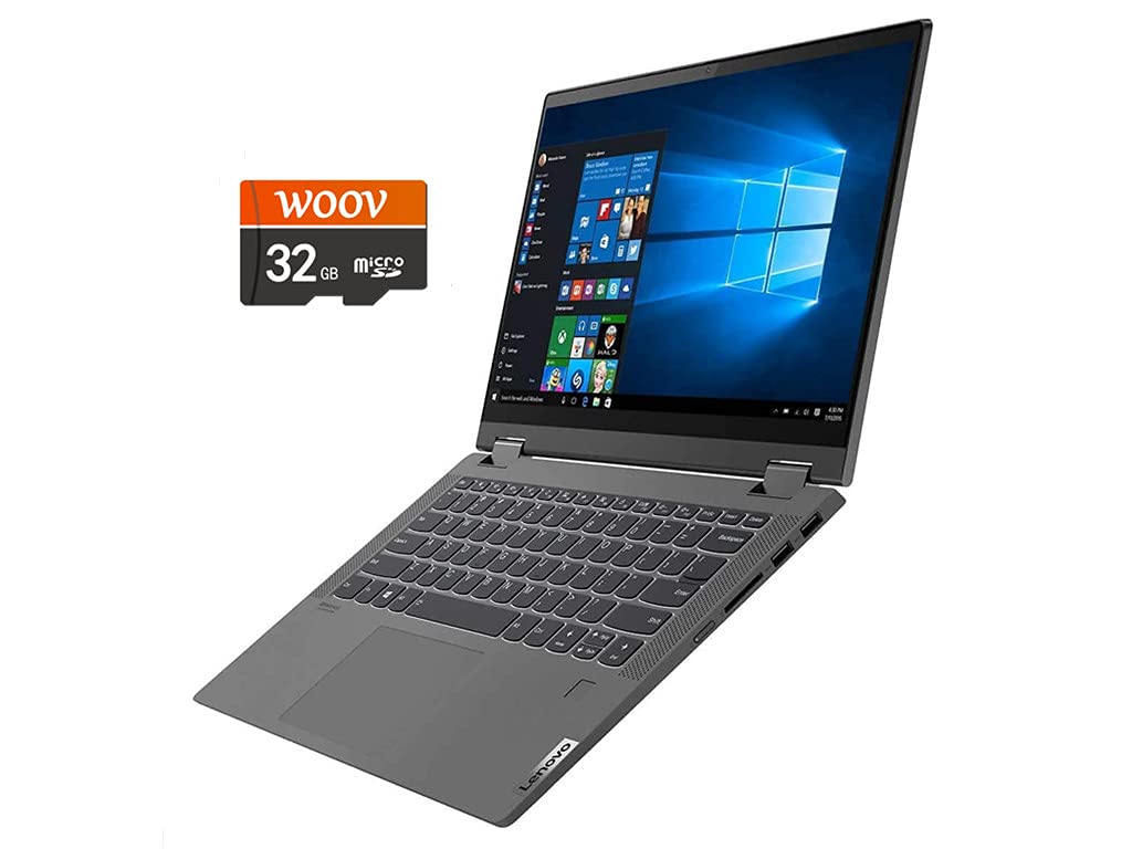 Lenovo Flex 5 14" FHD 2in1 Touch Screen Laptop, 8-core AMD Ryzen 7 4700U(>i7-10710U) Upto 4.1 GHz, USB-C, Fingerprint, Backlit KB, Webcam, HDMI, Win 10 Home, 32GB MSD Card (8GB RAM | 1TB PCIe SSD)