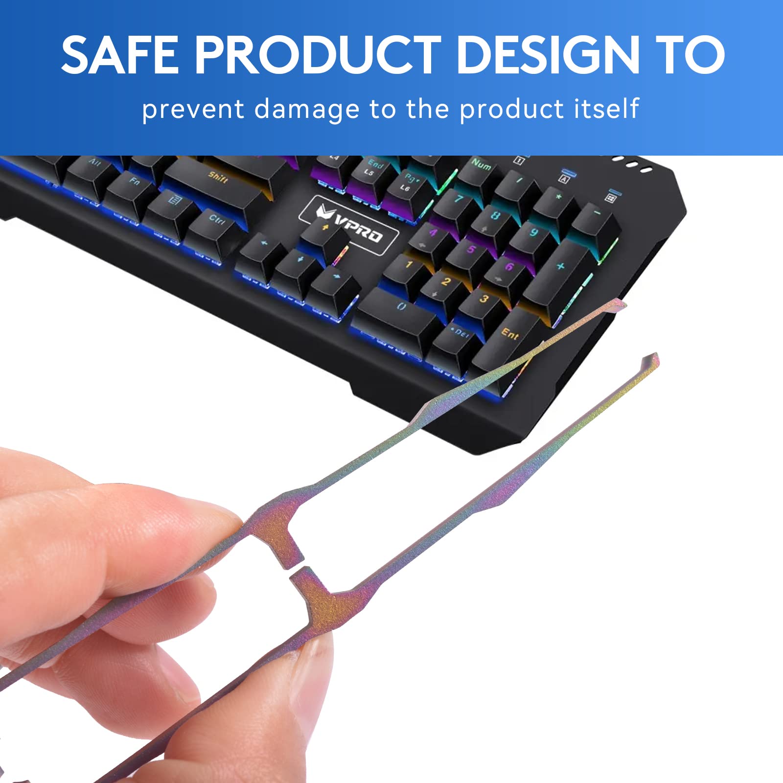 PFCKE Switch Puller, Titanium Steel Switch Puller for Mechanical Gaming Keyboard Switches.