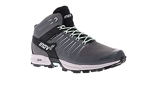 Inov-8 Women's Roclite G 345 GTX. Hiking Boot, Grey/Mint, 8