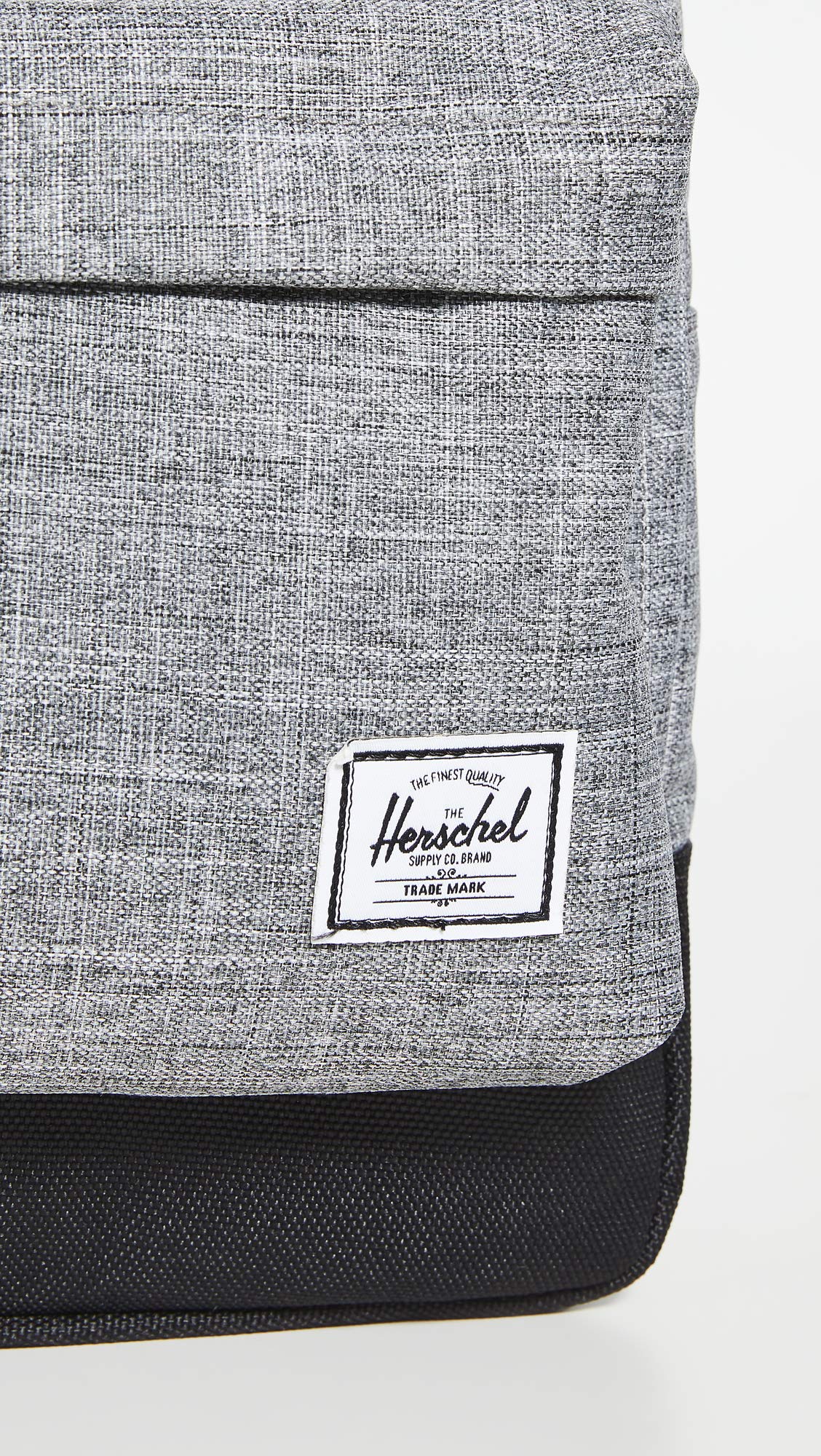 Herschel Heritage Shoulder Bag Backpack, Raven Crosshatch/Black, One Size 8.0L,10728-01132-OS