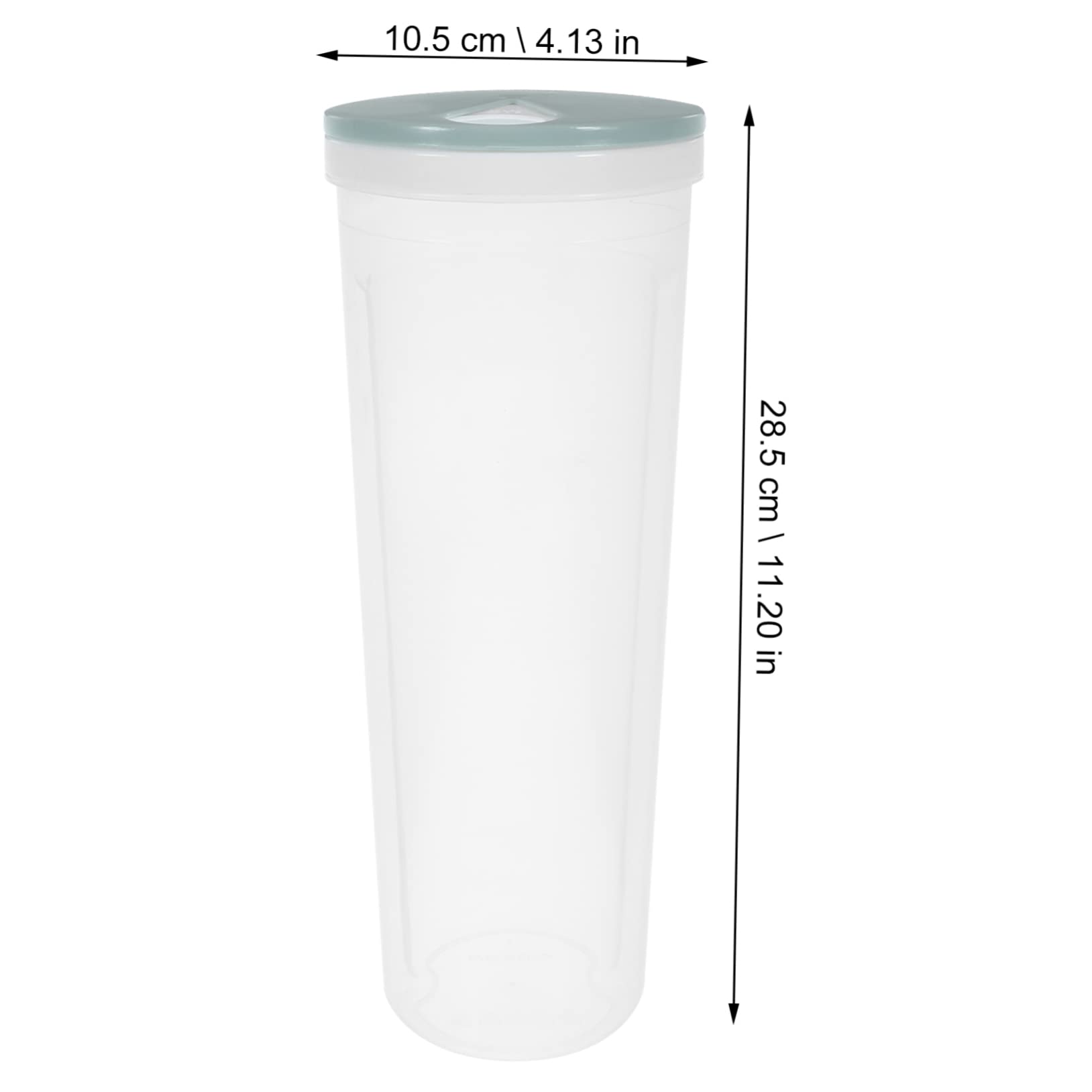 Luxshiny Airtight Storage Tank Plastic Cereal Tank Flour and Sugar Containers Plastic Kitchen Canisters Tall Food Storage Flour Container Noodle Containers for Pantry With Cover Jar