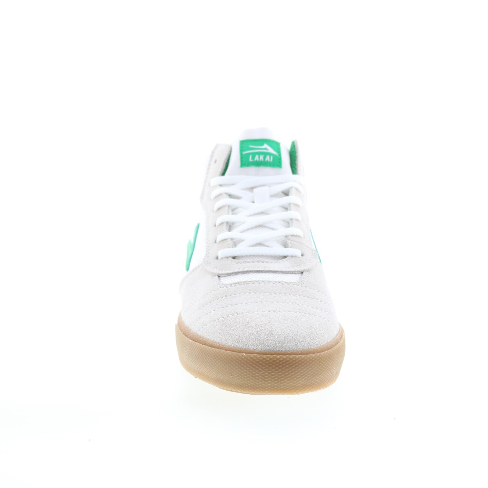 Lakai Cambridge Mid, Skate Shoes, White/Grass Suede, 12