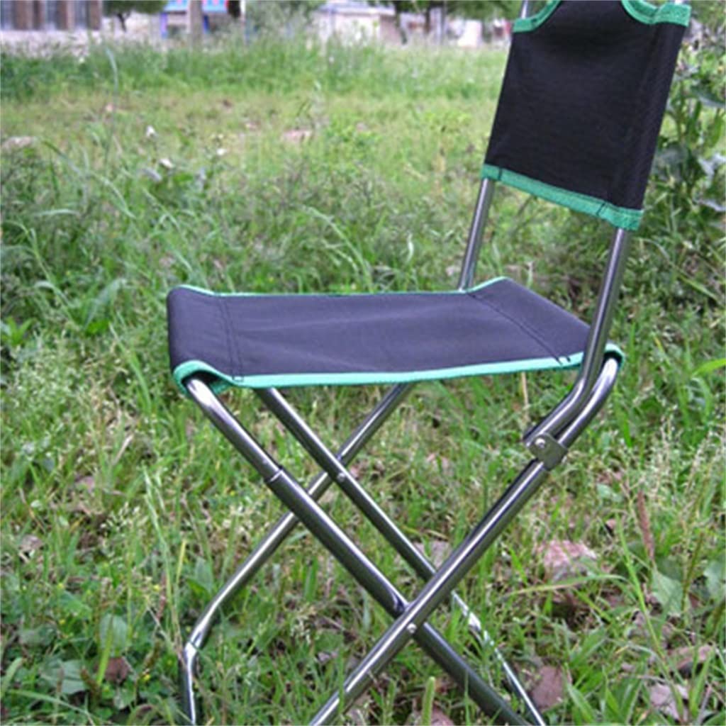 LMMDDP Portable Folding Fisherman Chairs with Backrest Outdoor Multifunctional Folding Chair Aluminum Folding Stool Camping Supplies